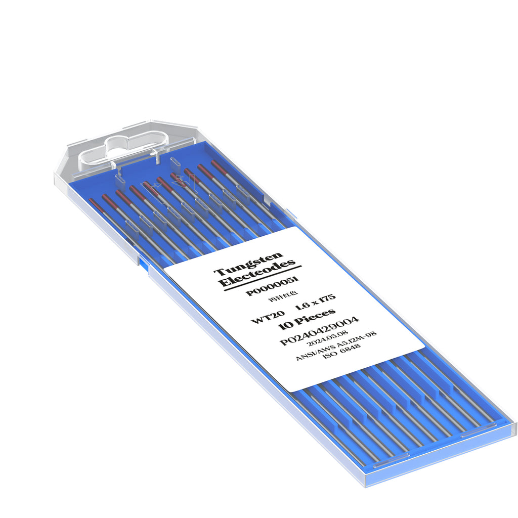 Tungsten electrode WT20 1.6mm*175mm (red head), 10 pieces per box ...