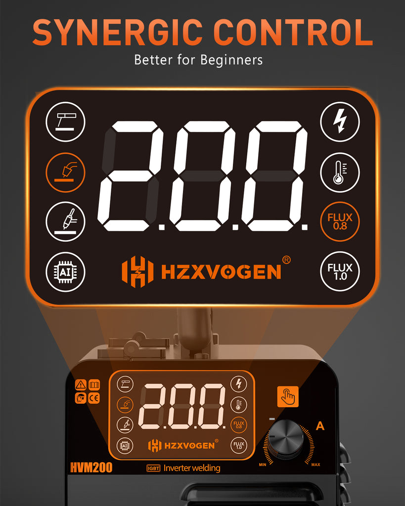 HVM200 MIG Welder 110V Flux Core Welder 3 in 1 Gasless MIG Welder/Lift ...