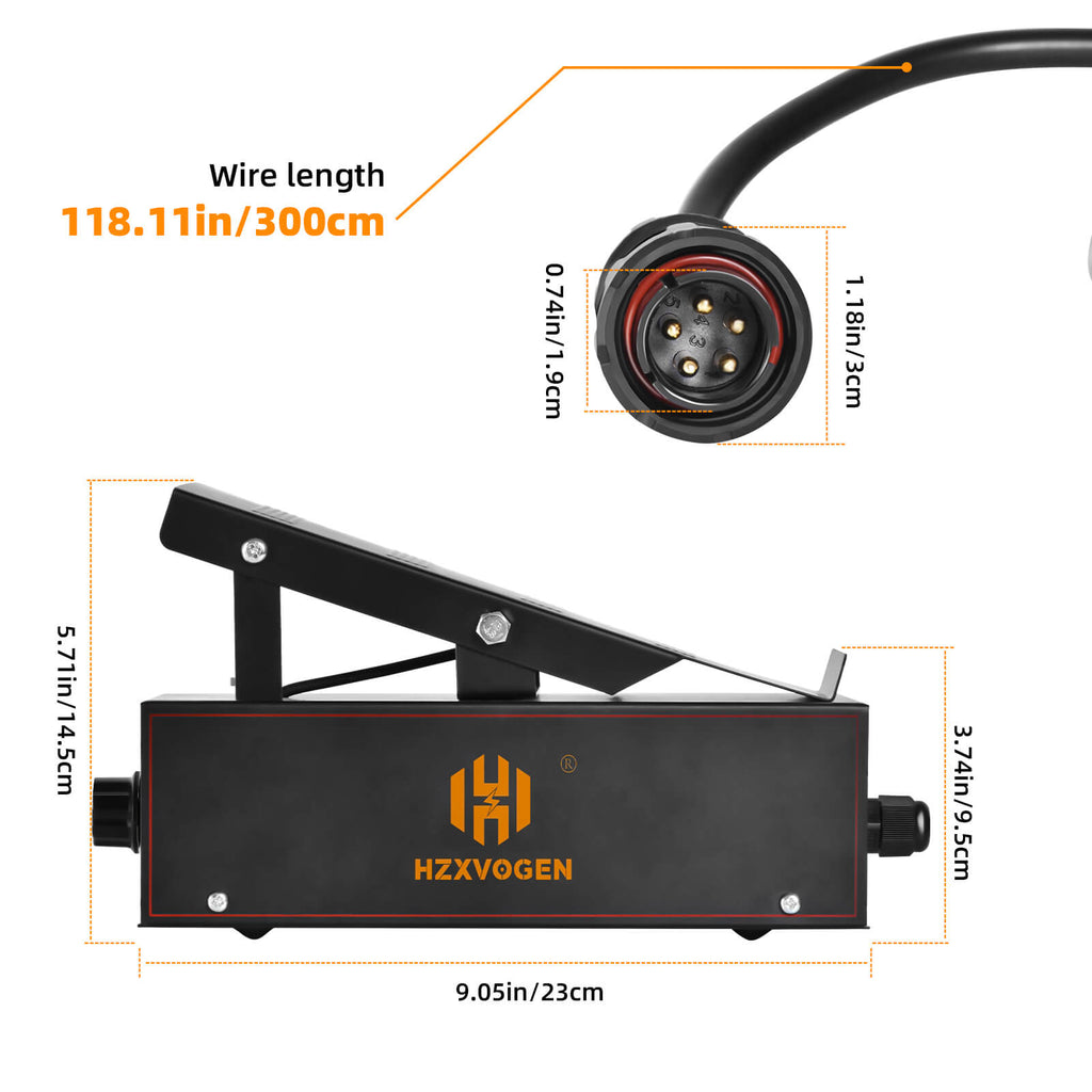 Foot pedal for HVT250P ACDC aluminum welding machine – HZXVOGEN